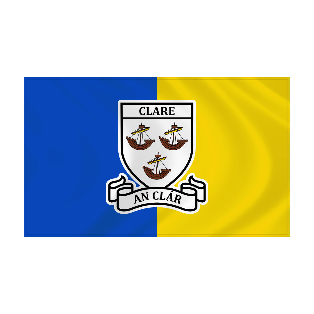 County Clare Classic Crest Flag – County Collectibles