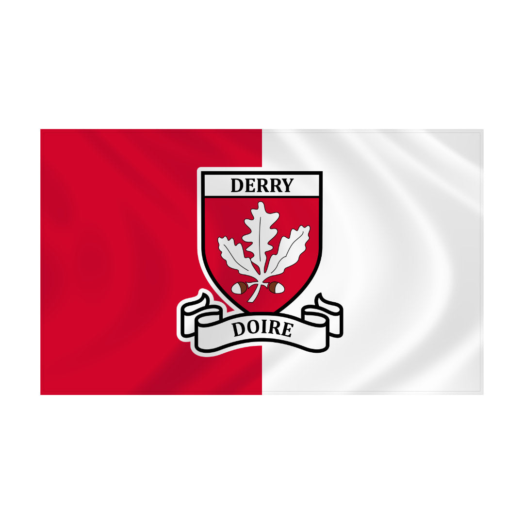 County Derry Classic Crest Flag – County Collectibles
