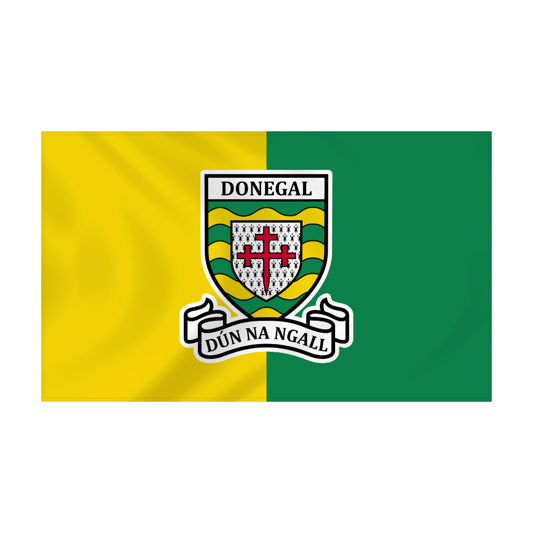 County Donegal Classic Crest Flag – County Collectibles