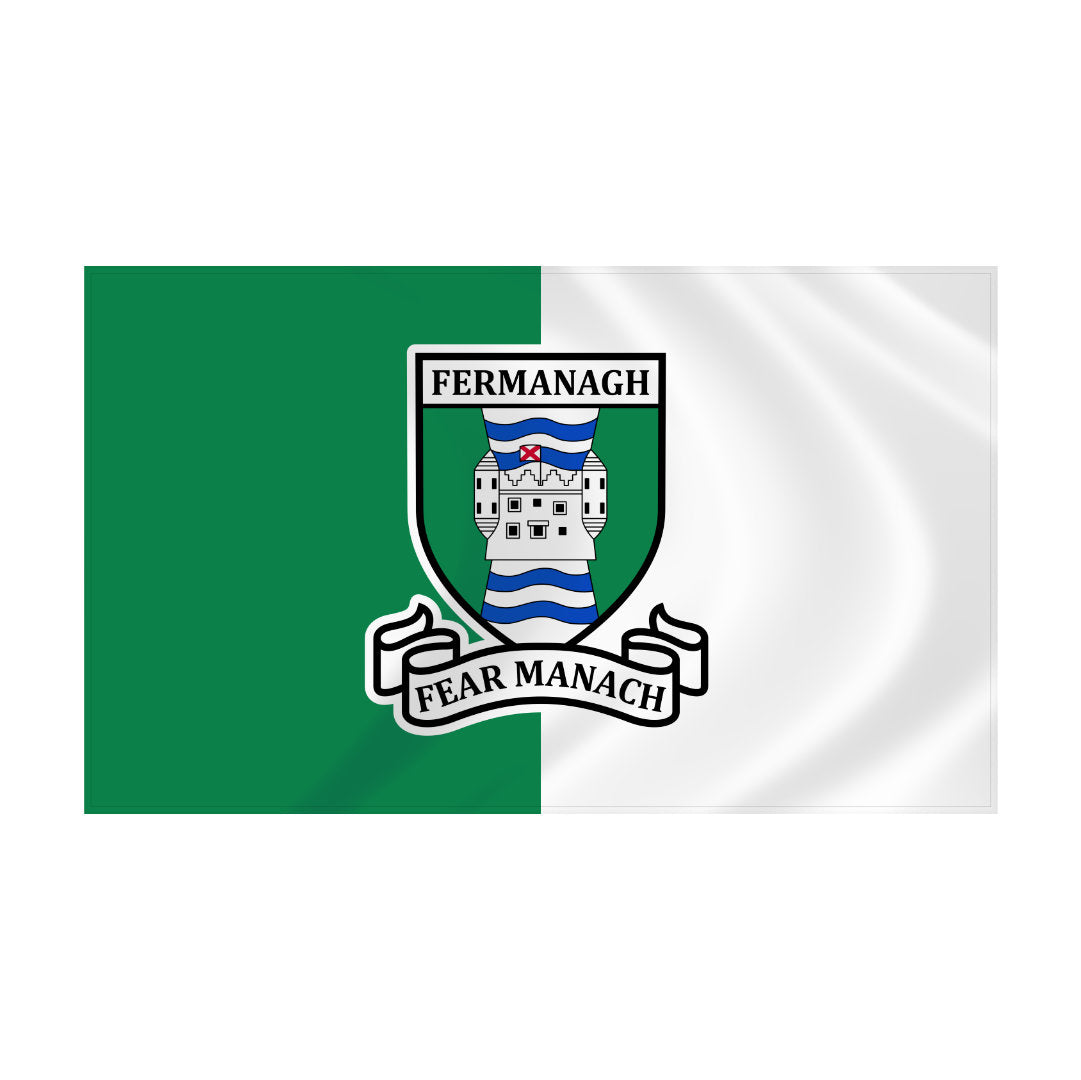 County Fermanagh Classic Crest Flag – County Collectibles