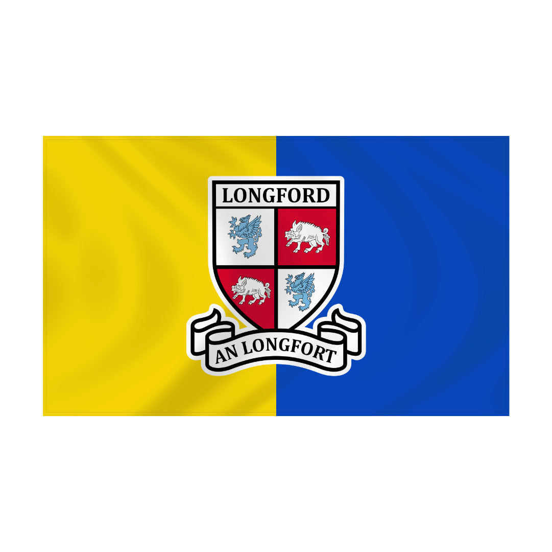 County Longford Classic Crest Flag – County Collectibles
