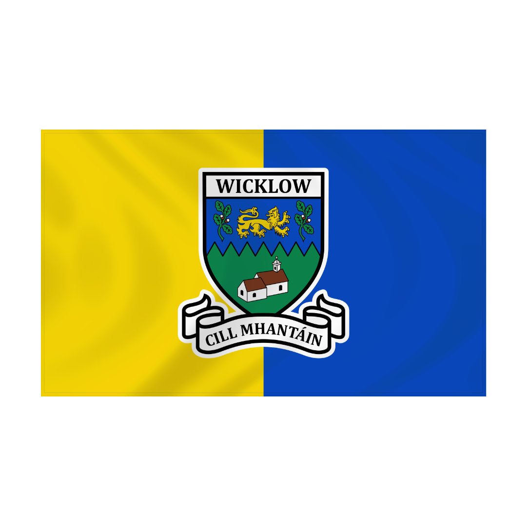 County Wicklow Classic Crest Flag – County Collectibles